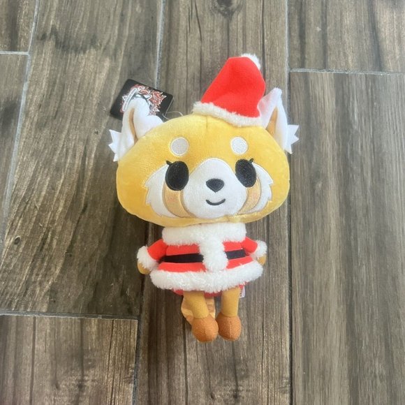 Sanrio | Toys | Aggretsuko Christmas Plush Santa Sokawaii Exclusive New ...